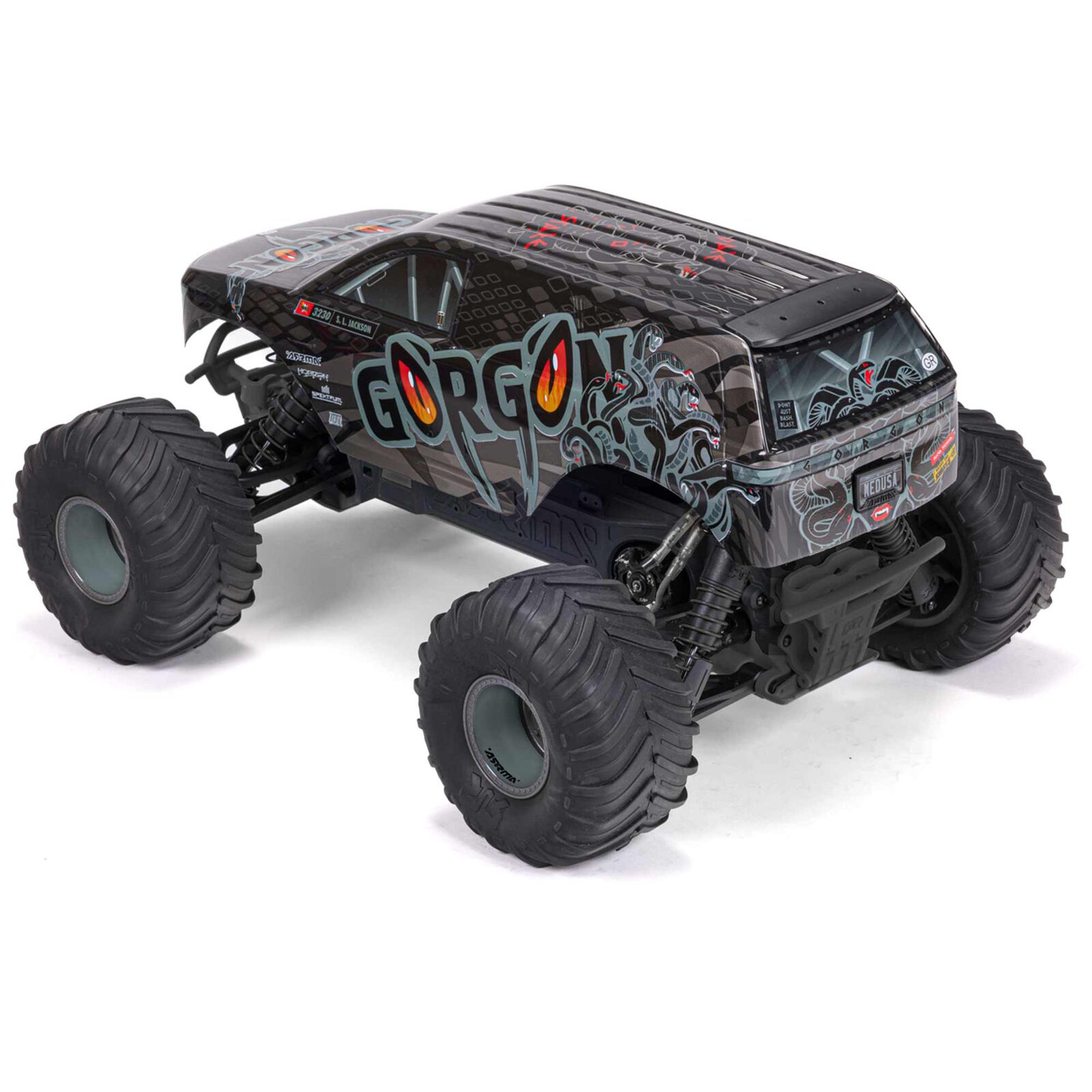 ARRMA 1/10 GORGON 2WD RTA Kit Brushed Monster Truck (Battery & Charger ...