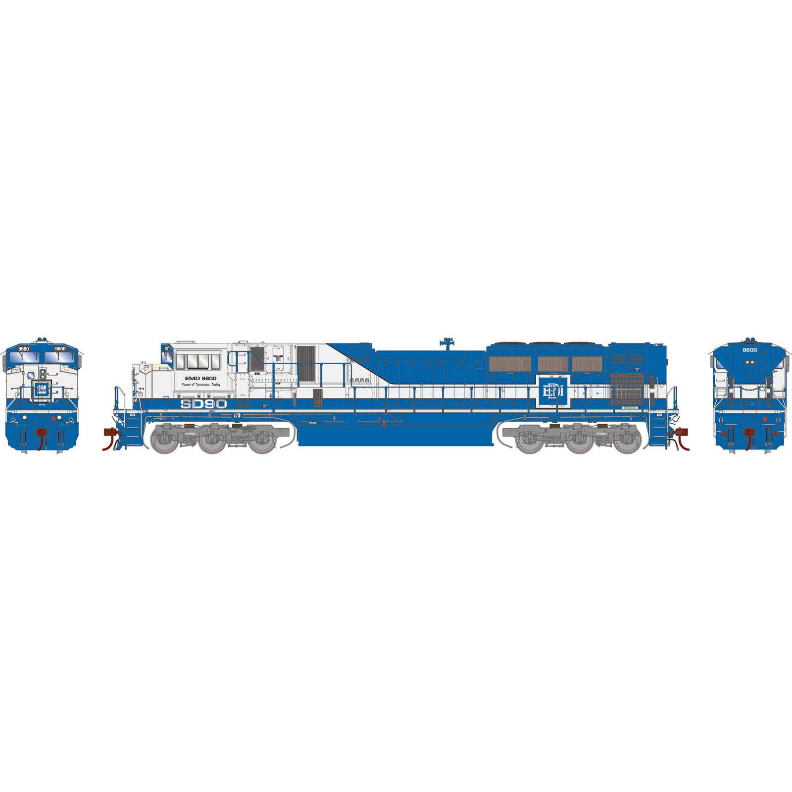 Athearn Genesis HO EMD SD90MAC-H Ph2 Locomotive, EMDX Legendary ...