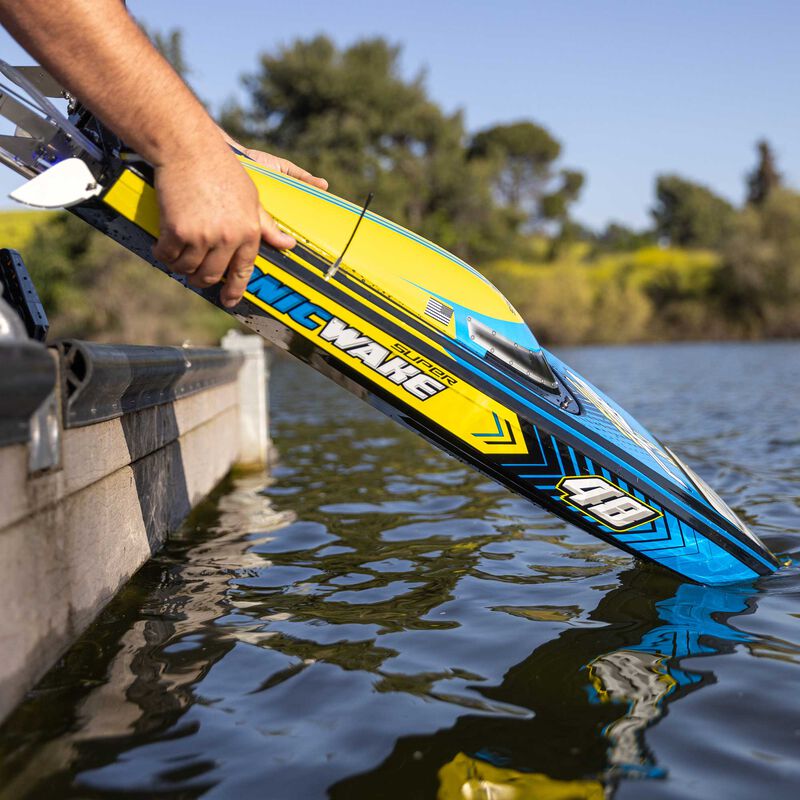 Pro Boat Super Sonicwake 48" 8S Self-Righting Brushless Deep-V RTR ...