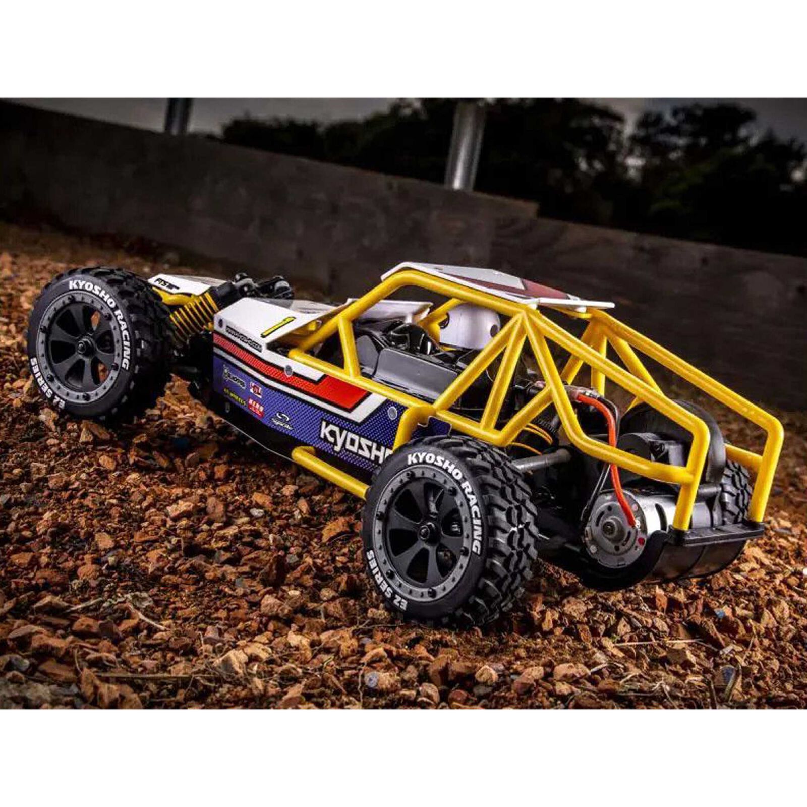 Kyosho 1/10 Sandmaster 2.0 2WD Buggy RTR, White | Horizon Hobby
