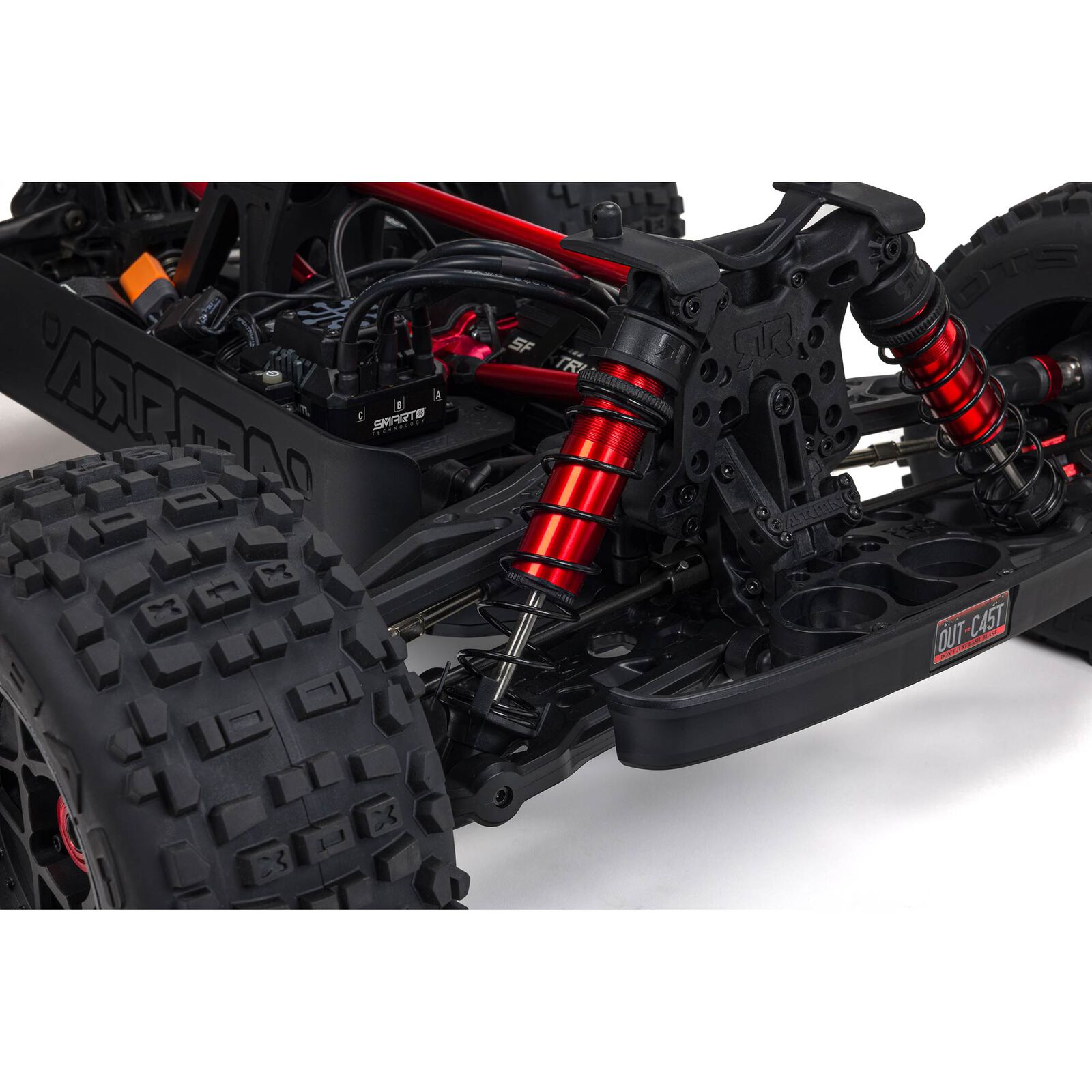 ARRMA 1/5 OUTCAST 8S EXB AVC 4X4 RTR Brushless Stunt Truck, Black ...