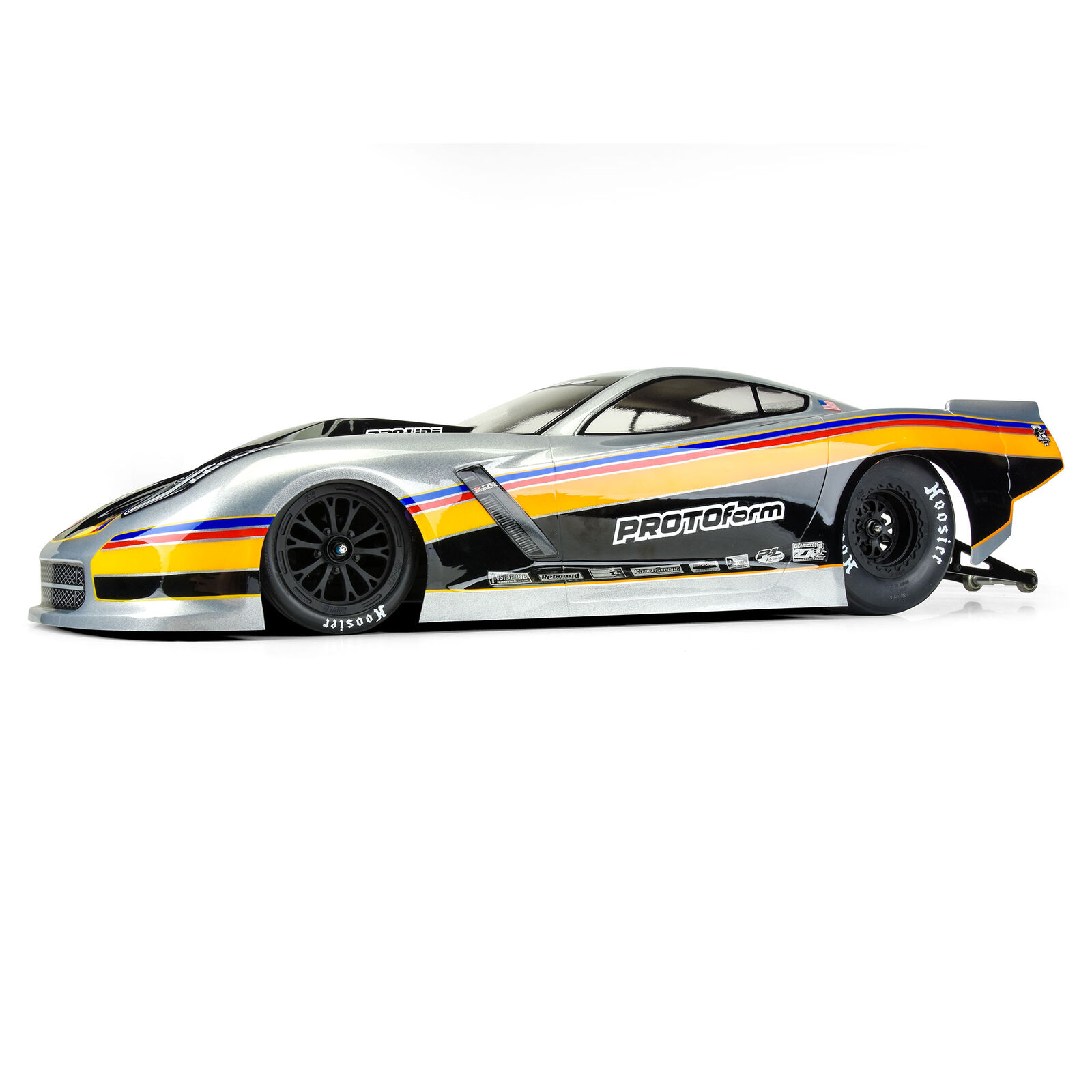 PROTOform 1/10 Chevrolet Corvette C7 Pro-Mod Clear Body: Drag Car ...
