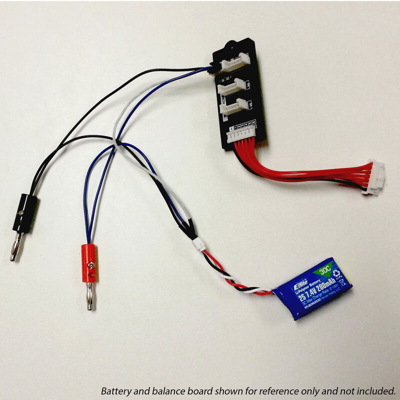 E-flite 2s Balance Plug Charger Adapter, UMX to THP | Horizon Hobby