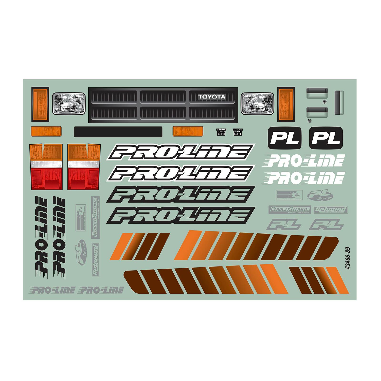 Pro-Line Racing 1/10 1985 Toyota HiLux SR5 Clear Body 12.3" (313mm ...