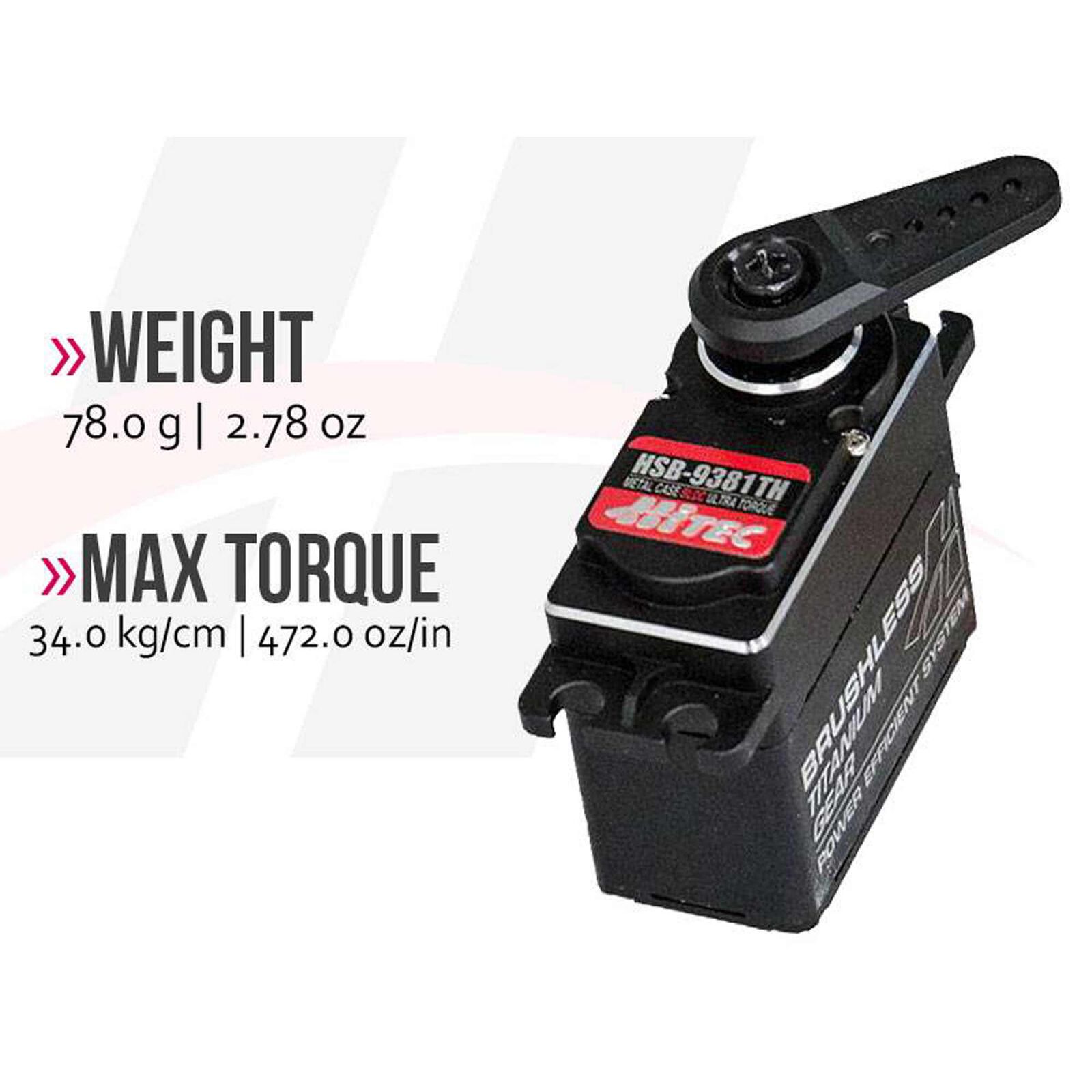 Hitec RCD Inc. HSB-9381TH Standard Digital Ultra Torque Brushless ...