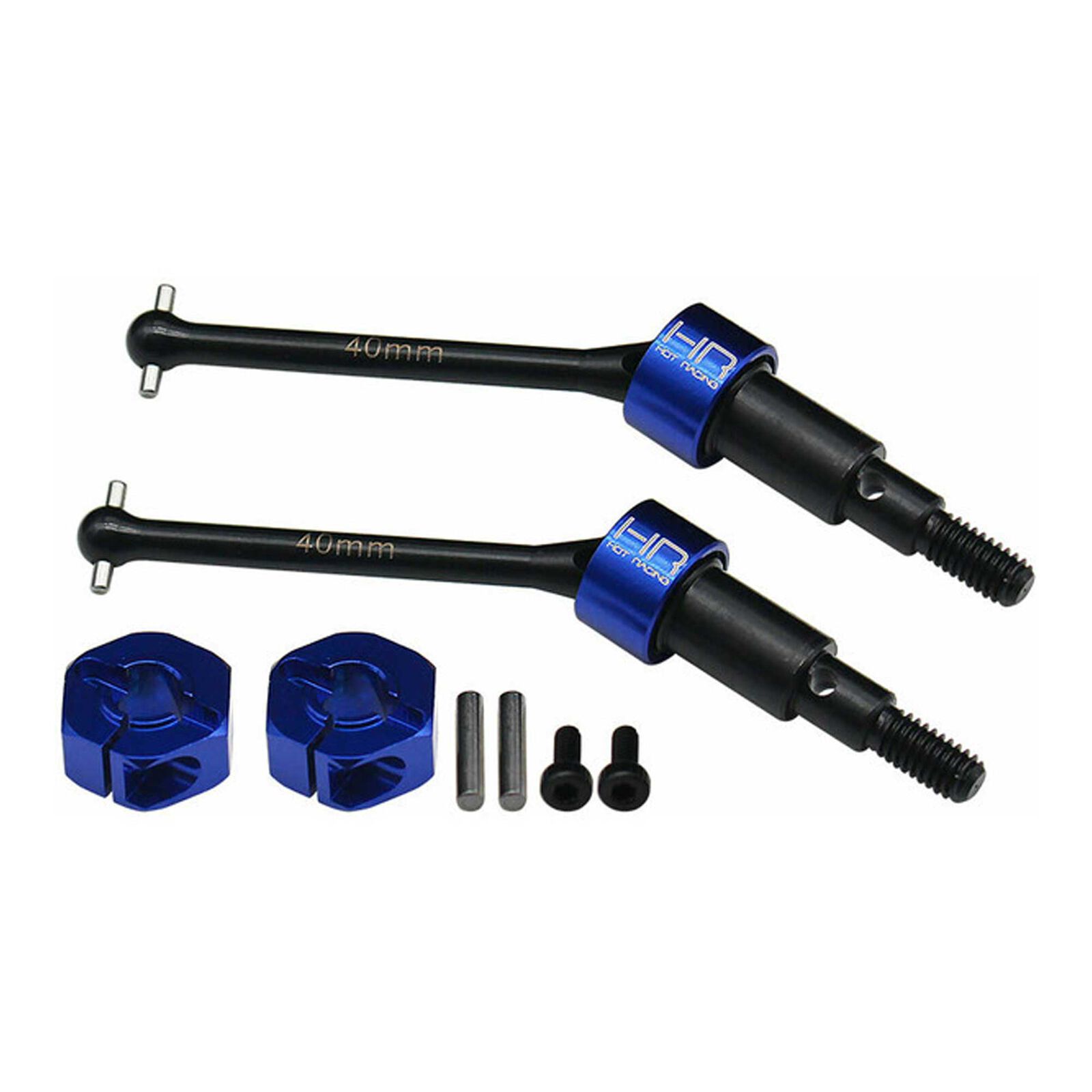 Hot Racing Steel Rear CVD Axles Drive Shafts Set B : GROM | Horizon Hobby