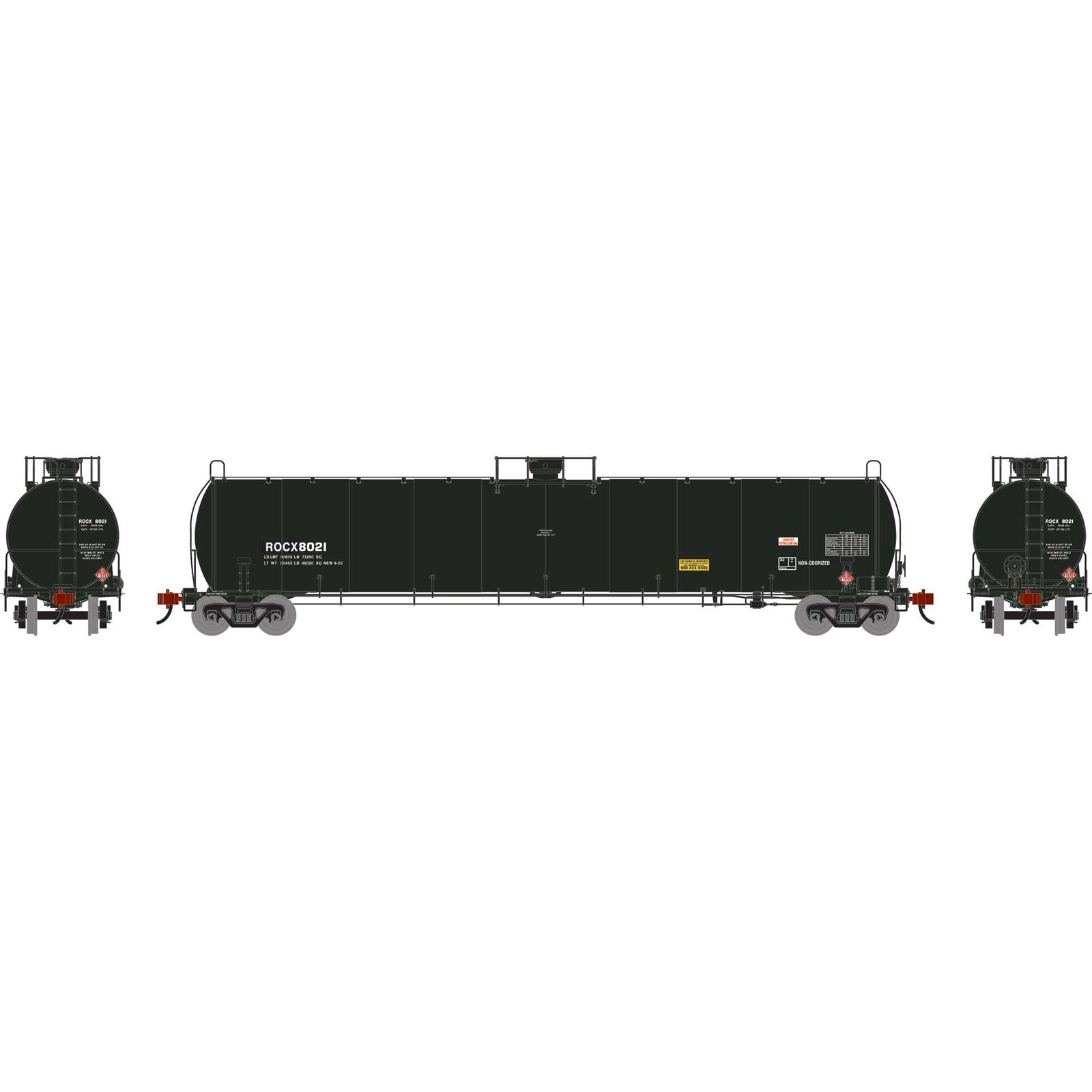 Athearn Genesis N UTC 33K LPG Tank Car- Early, ROCX Primed For Grime ...