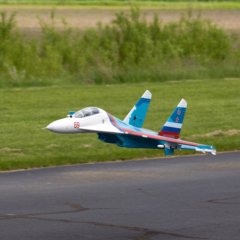 E-flite SU-30 Twin 70mm EDF BNF Basic with AS3X and SAFE Select ...