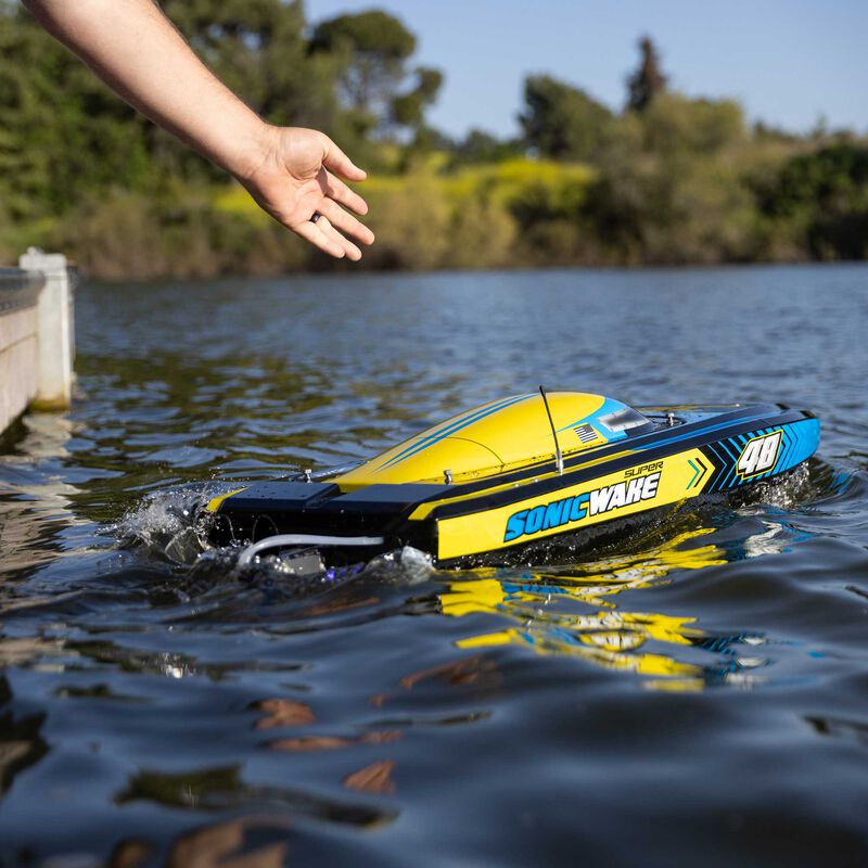 Pro Boat Super Sonicwake 48" 8S Self-Righting Brushless Deep-V RTR ...