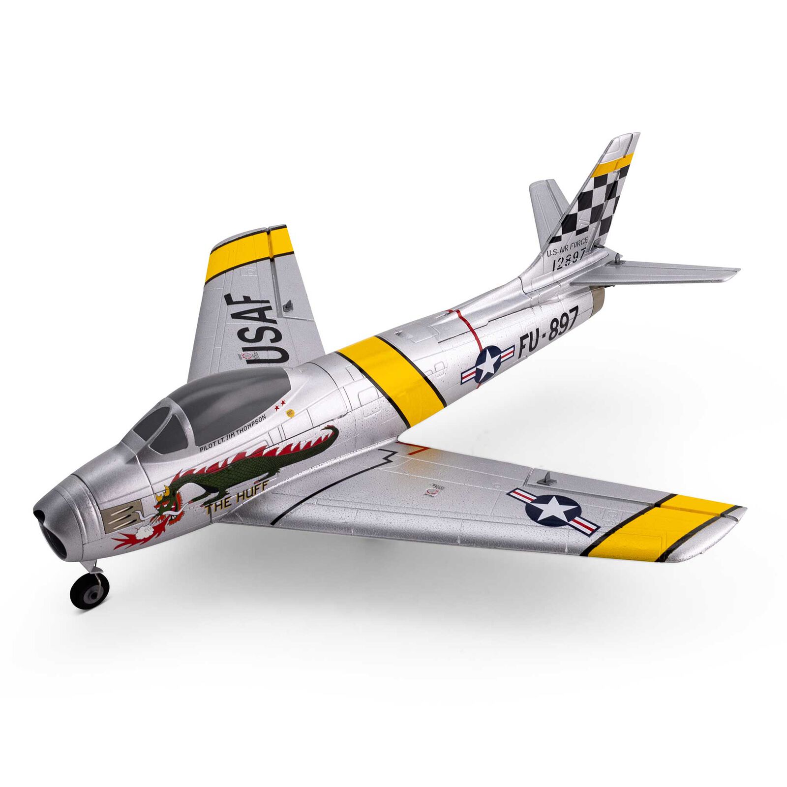 E-flite UMX F-86 Sabre 30mm EDF Jet BNF Basic with AS3X and SAFE Select ...