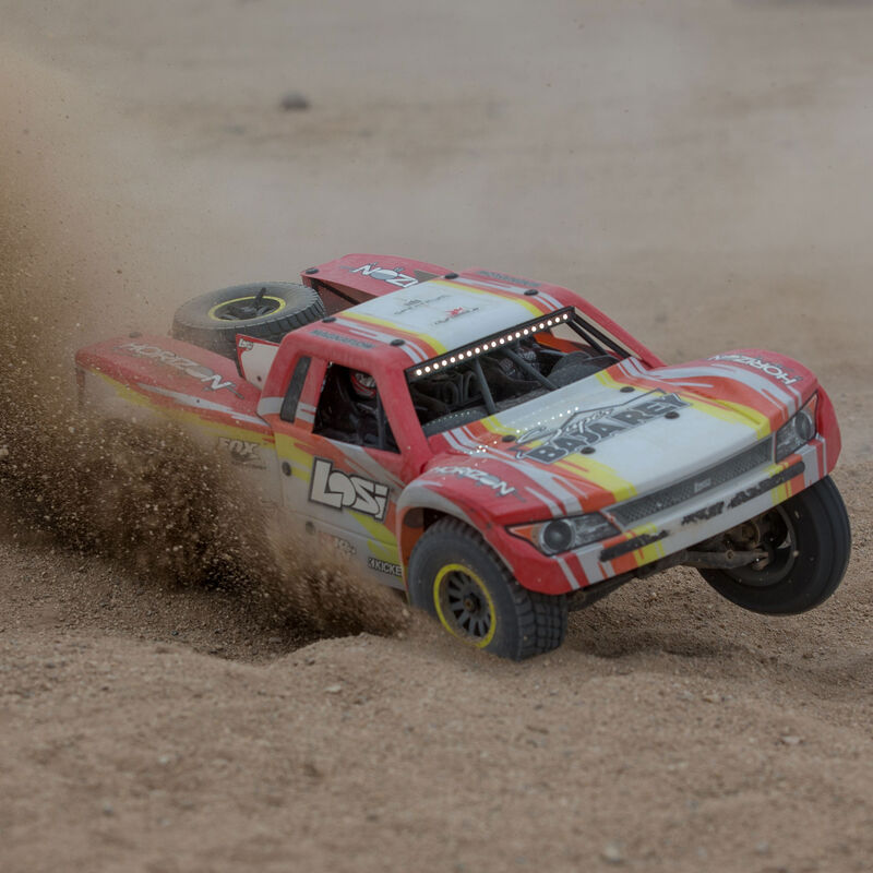 Losi 1/6 Super Baja Rey 4WD Desert Truck Brushless RTR with AVC, Red ...