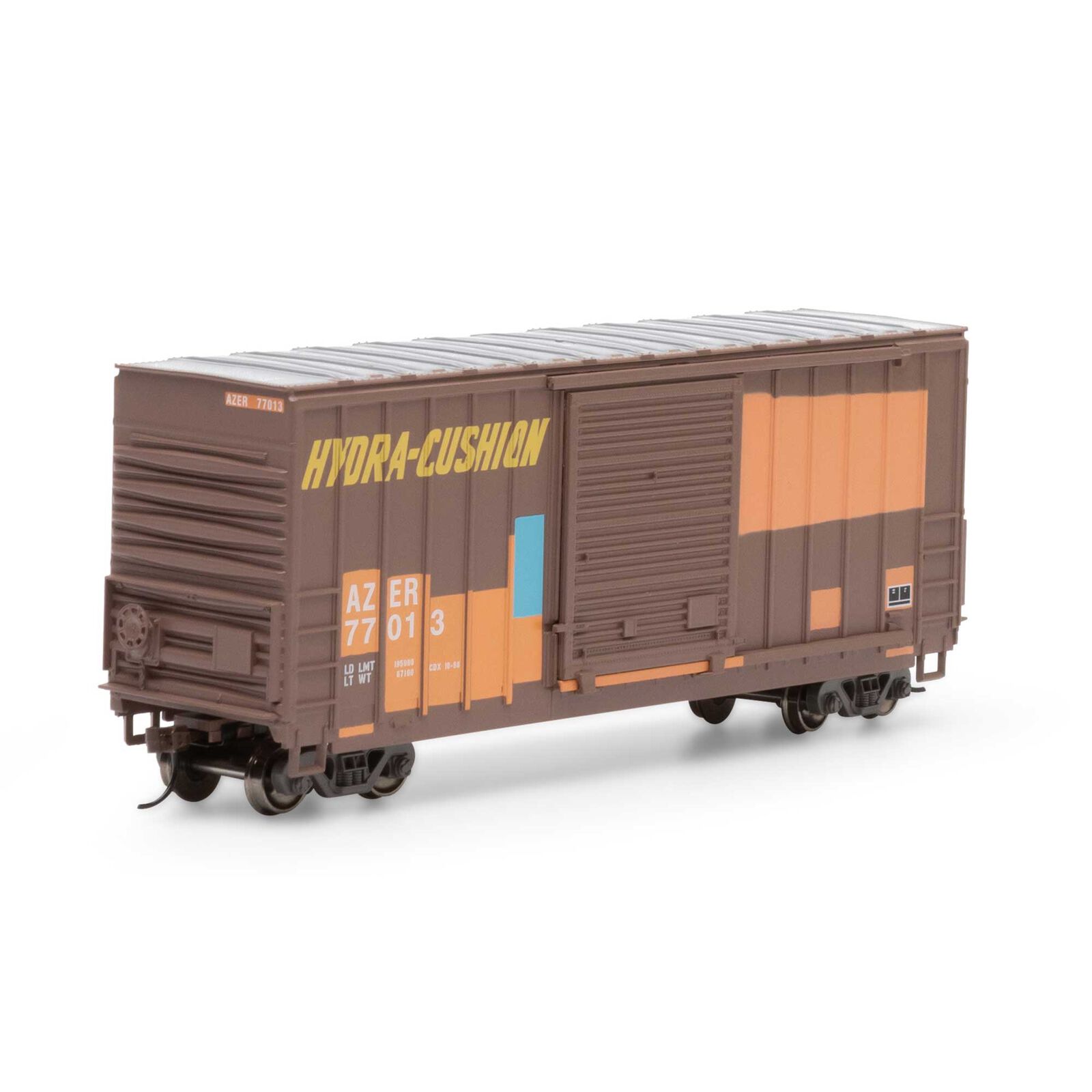 Roundhouse HO 40' High Cube Outside Braced Box, AZER #77013 | Horizon Hobby