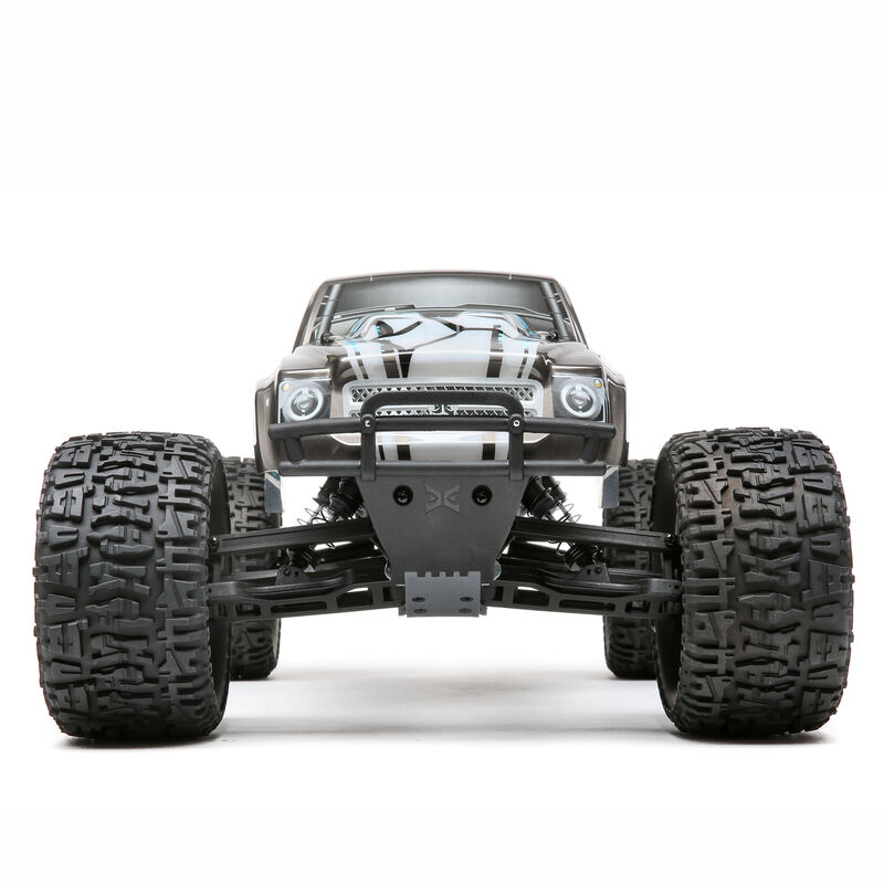 ECX 1/10 Ruckus 2WD Monster Truck Brushless with LiPo RTR, Silver ...