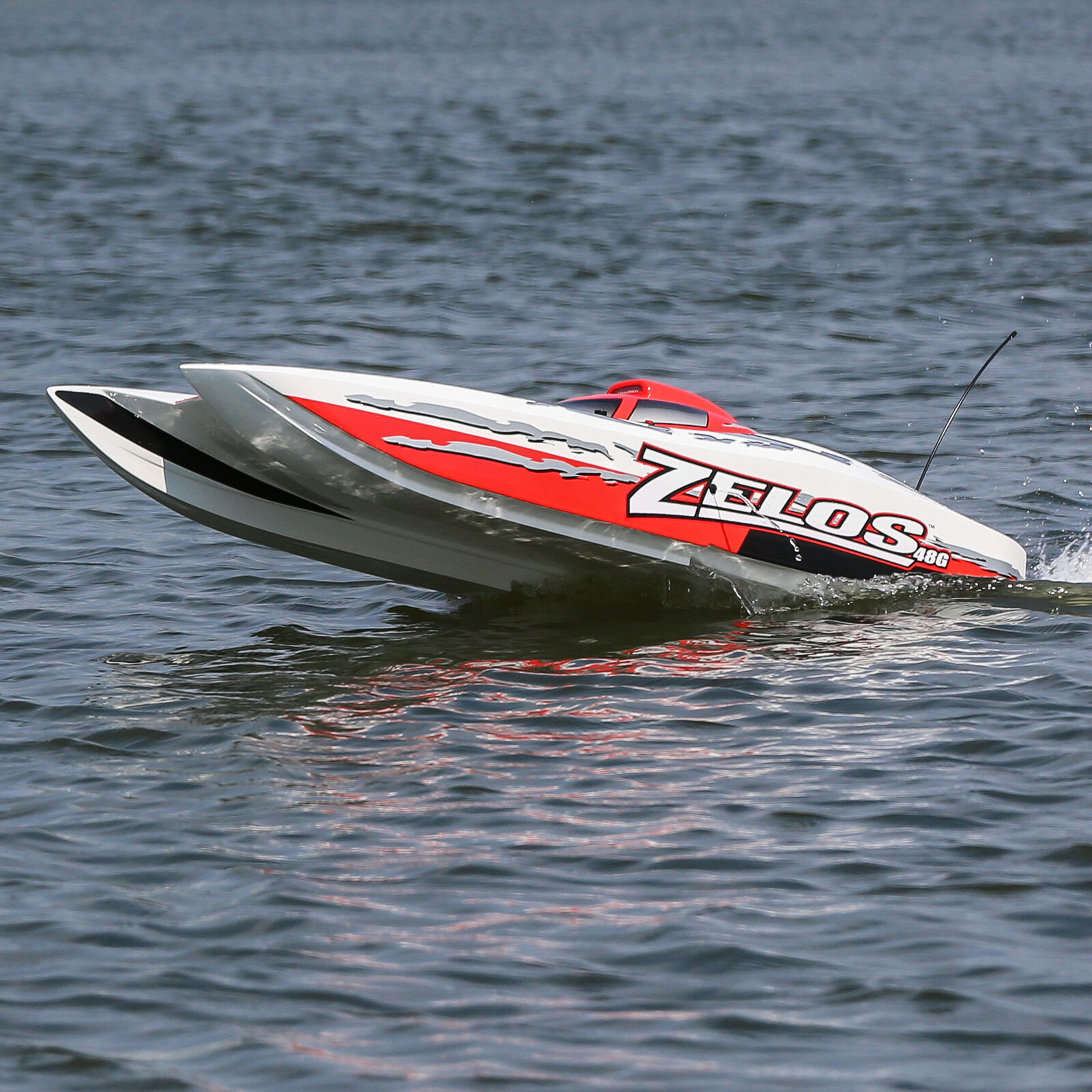 Pro Boat Zelos G 48" Gas Powered Catamaran RTR | Horizon Hobby