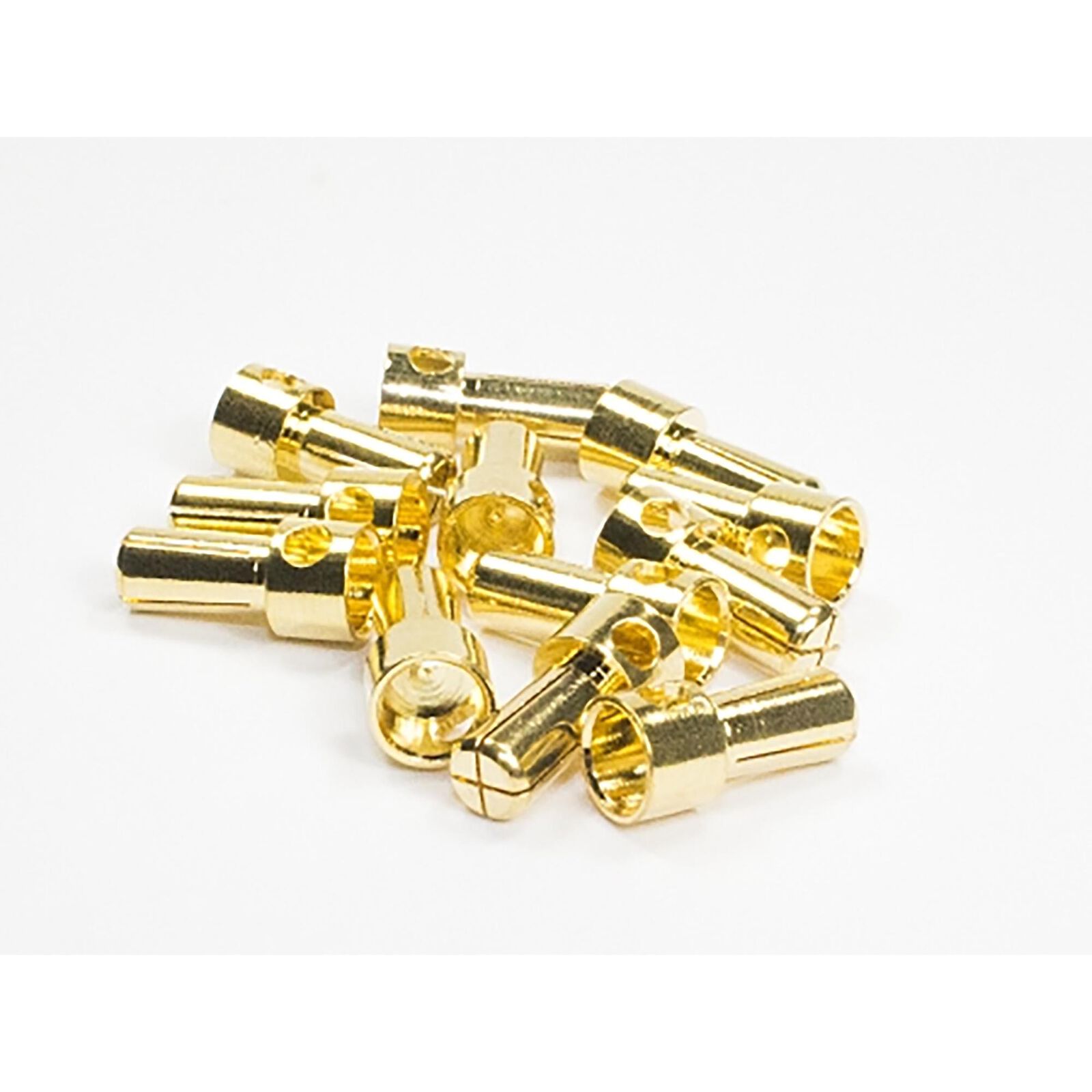 Trinity/Epic 5mm Gold Plated Bullet Connector, Male (12) | Horizon Hobby