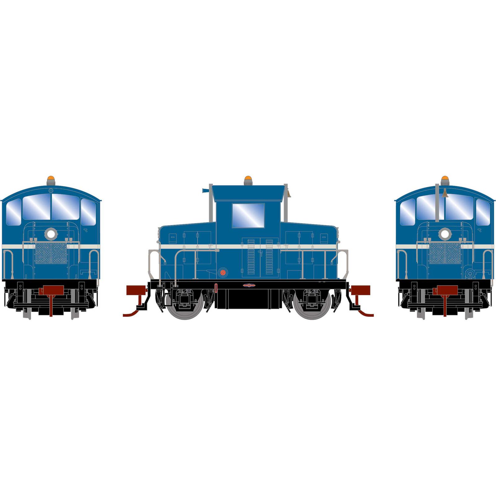 Athearn HO EMD Model 40 Locomotive, Blue / Grey | Horizon Hobby