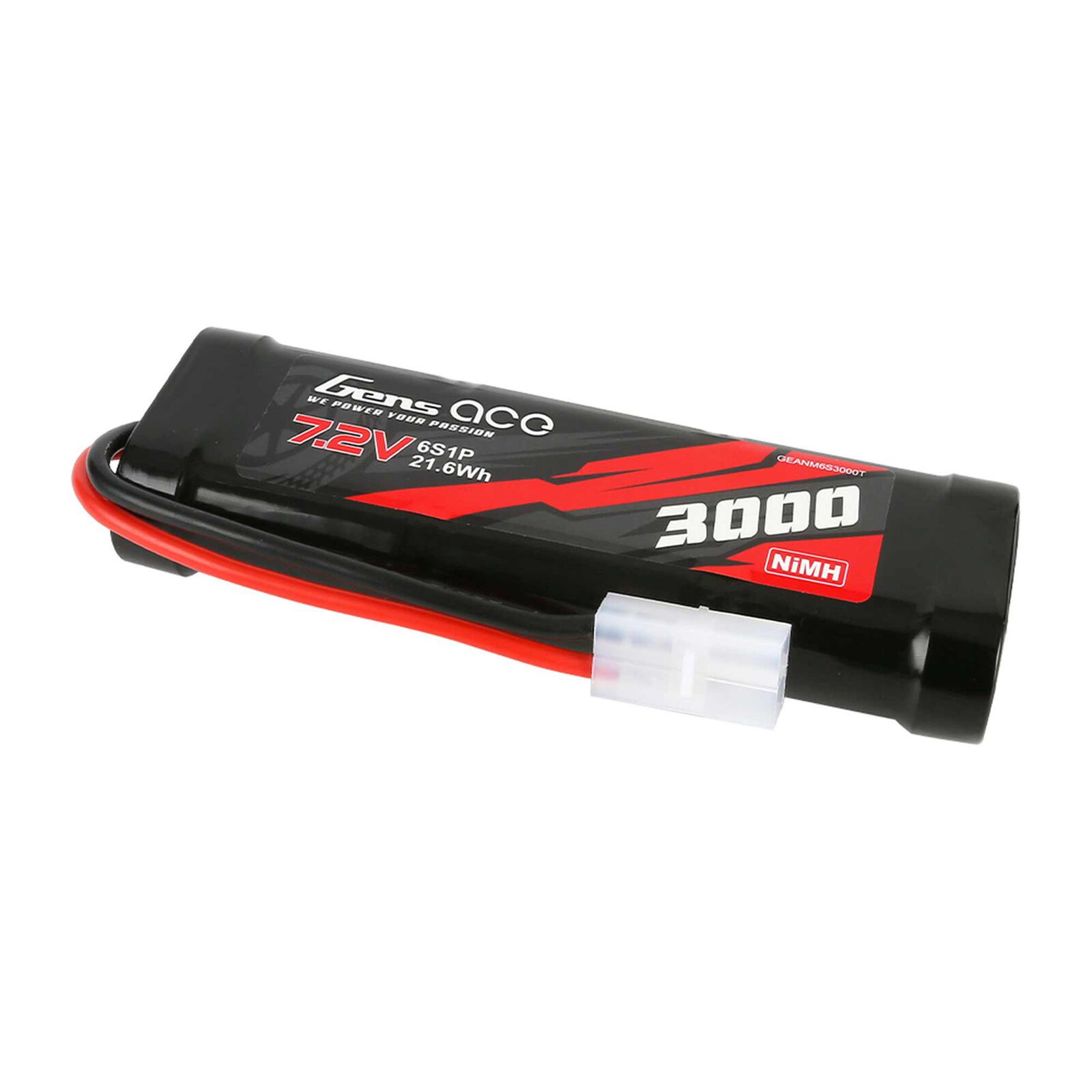 Gens ace 7.2V 3000mAh 6S NiMH Battery: Tamiya | Horizon Hobby