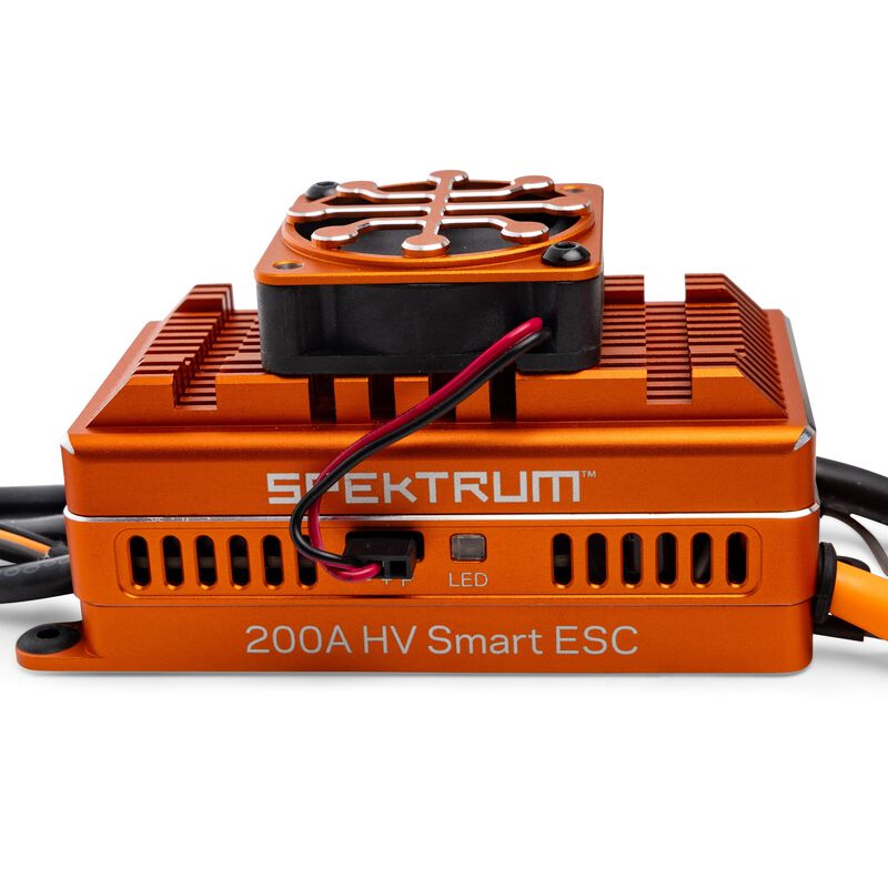 Spektrum Accessories Avian 200-Amp HV Brushless Smart ESC 6S-14S ...