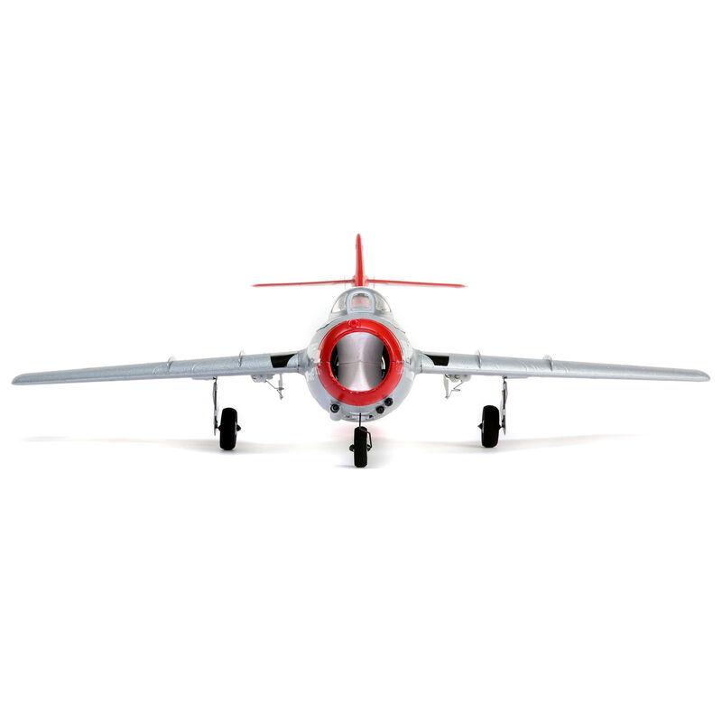 E-flite UMX MiG-15 28mm EDF Jet BNF Basic with AS3X and SAFE Select ...