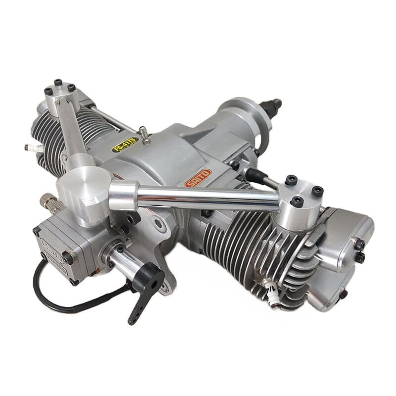 Saito Engines FG-41TS 41cc 4-Stroke Gas Twin-Cylinder Engine | Horizon ...