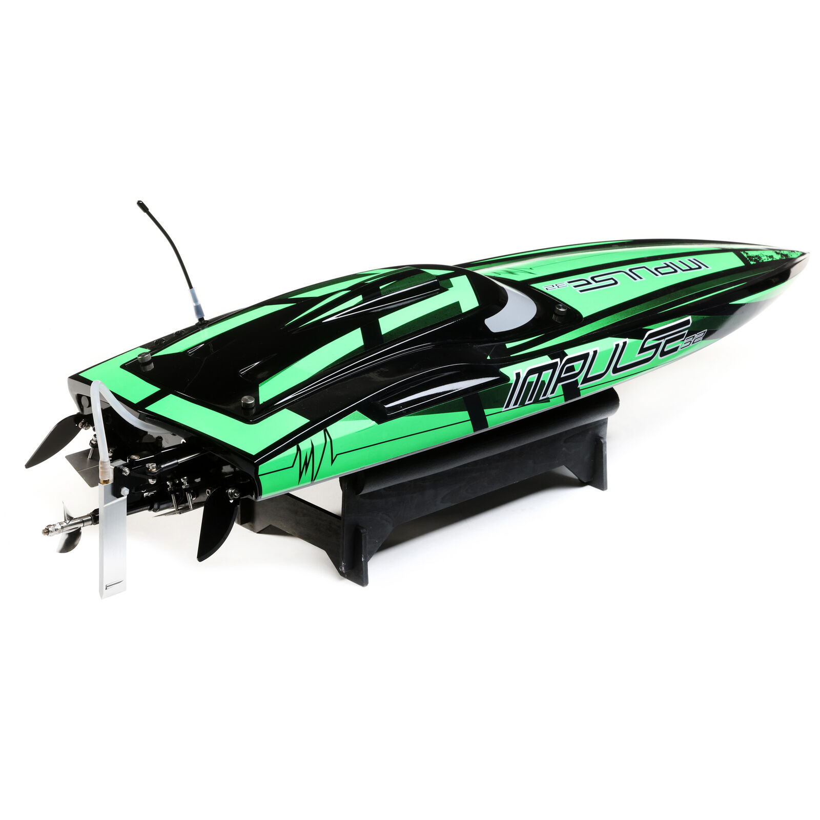 Pro Boat Impulse 32" Brushless Deep-V RTR with Smart, Black/Green | Horizon Hobby