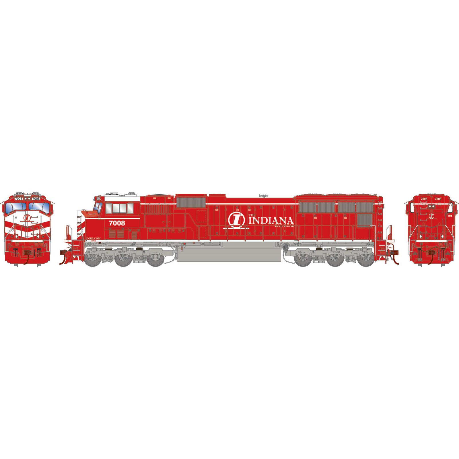 Athearn Genesis HO SD70M Locomotive, INRD #7008 | Horizon Hobby