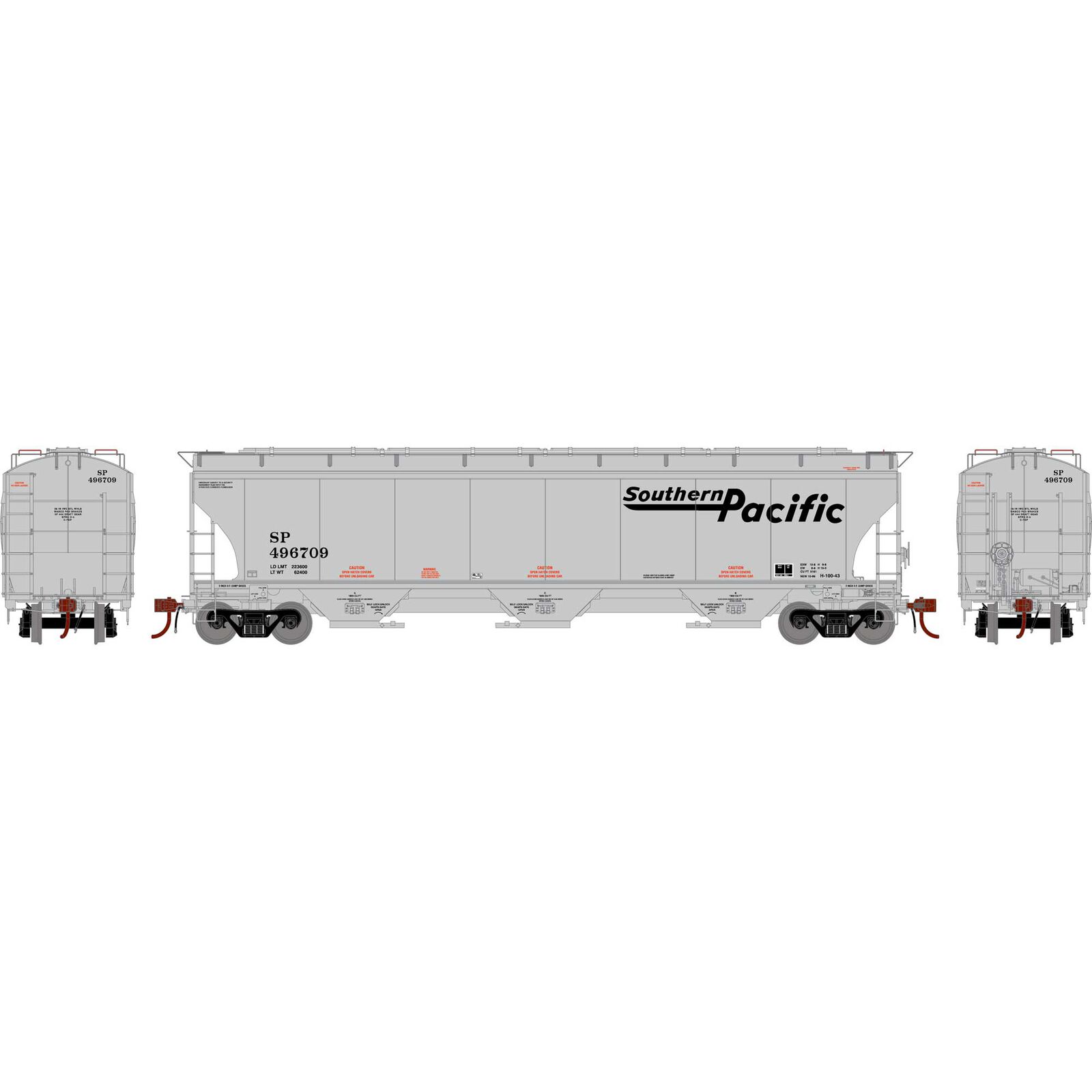 Athearn Genesis HO GEN Trinity 5161 Covered Hopper, SP Legendary ...