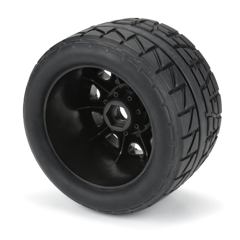 Pro-Line Racing 1/8 Menace HP BELTED F/R 3.8" MT Tires Mounted 17mm ...