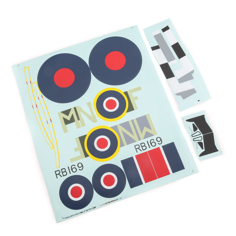 E-flite Decal Sheet: Spitfire Mk XIV 1.2m | Horizon Hobby