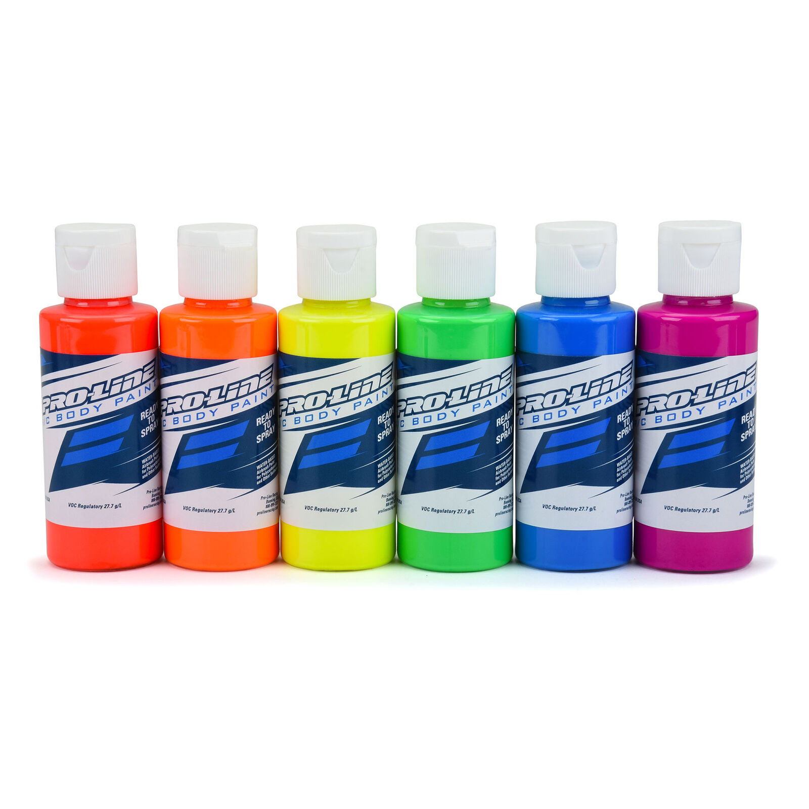 Pro-Line Racing Pro-Line RC Body Paint Fluorescent Color Set (6 Pack ...