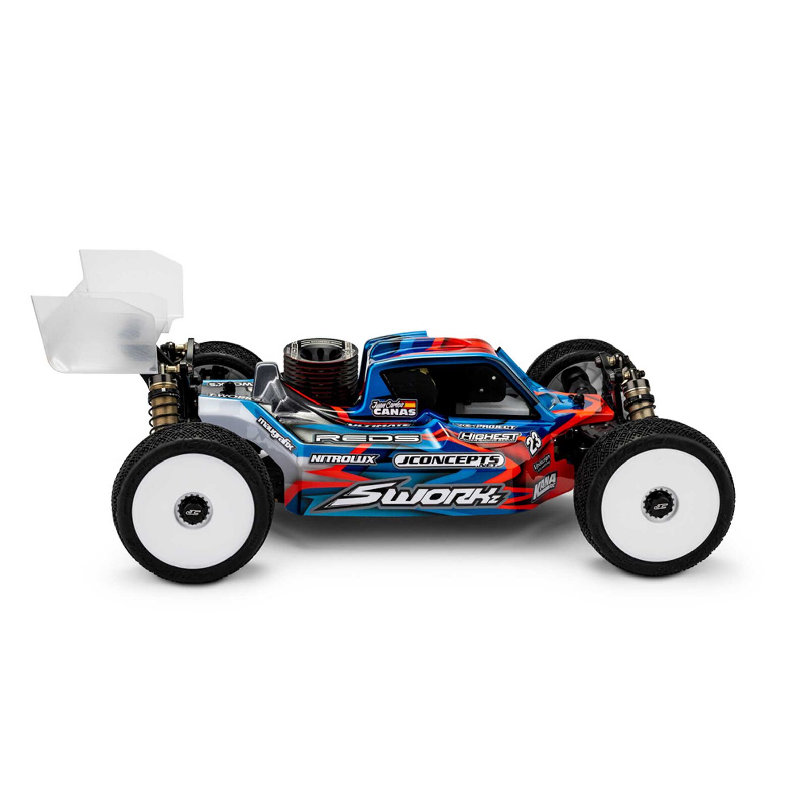 JConcepts, Inc. 1/8 P2 Clear Buggy Body, Sworks S35-4 Evo | Horizon Hobby