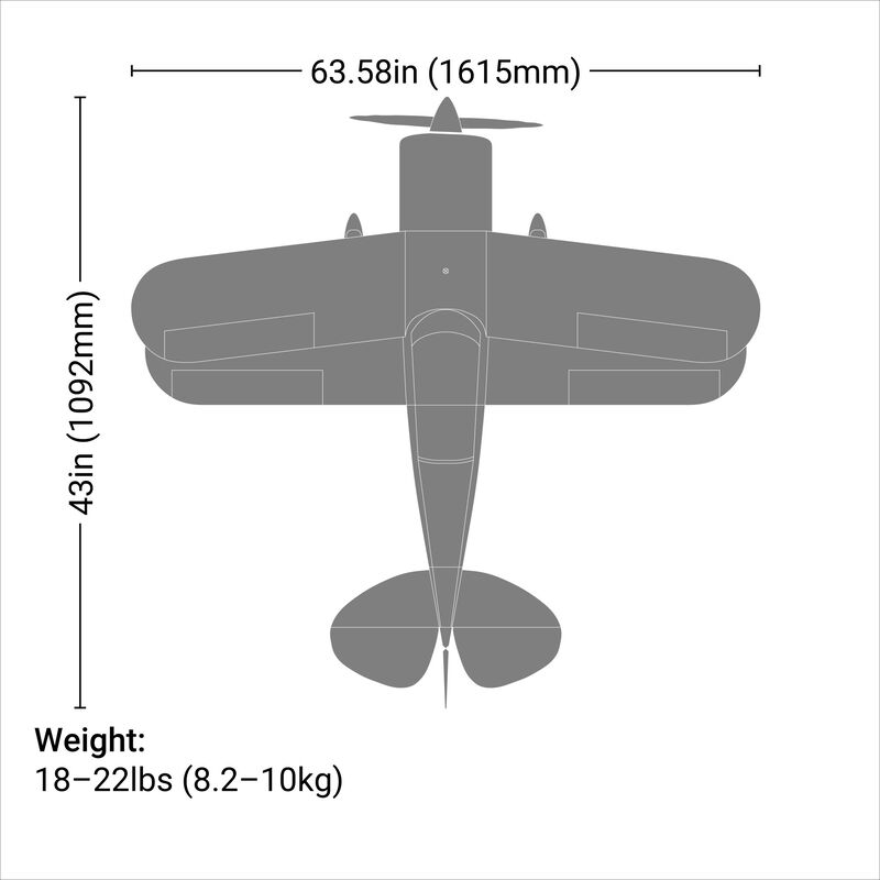 Hangar 9 Pitts S-2B 50-60cc, 71.6" | Horizon Hobby