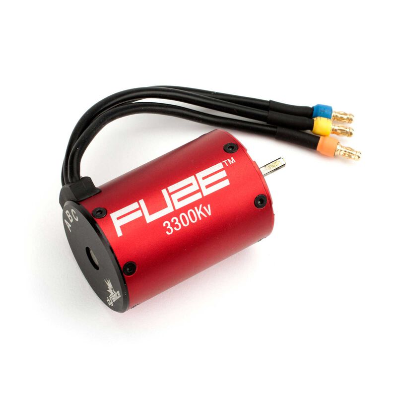 Dynamite Fuze 1/10 4-Pole Sensorless Brushless Motor, 3300Kv: 3.5mm ...