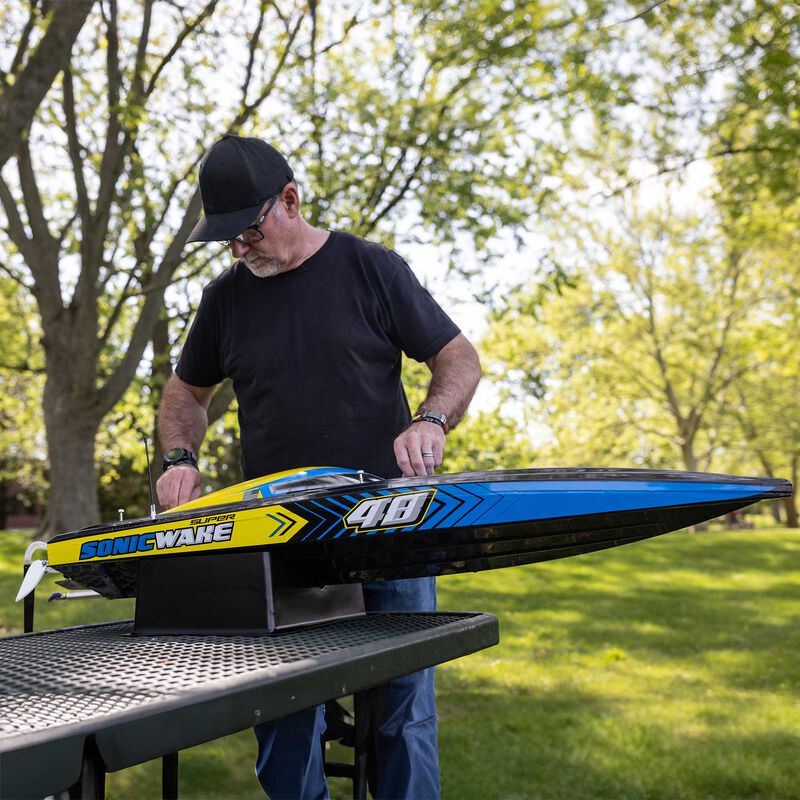 Pro Boat Super Sonicwake 48" 8S Self-Righting Brushless Deep-V RTR ...