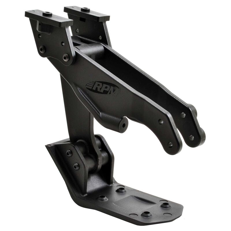 RPM HD v2 Wing Mounts - Black: ARRMA Kraton 6S EXB v2 | Horizon Hobby