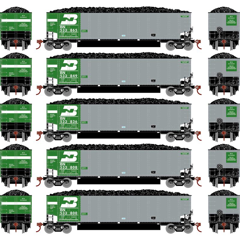 Athearn HO Bethgon Coalporter with Load, BN #1 (5) | Horizon Hobby