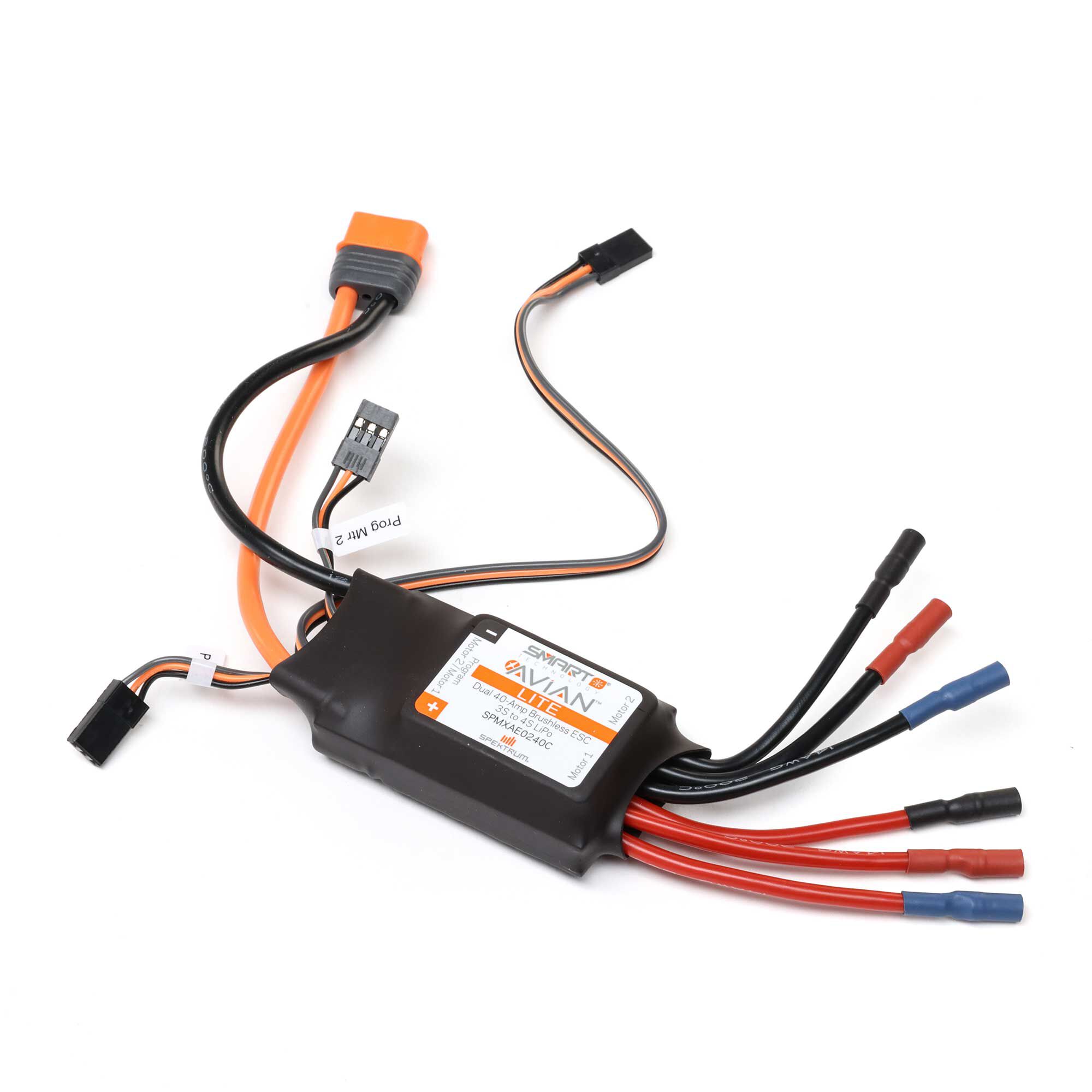Spektrum Smart Avian 40A Brushless Electronic Speed Control Spektrum ...