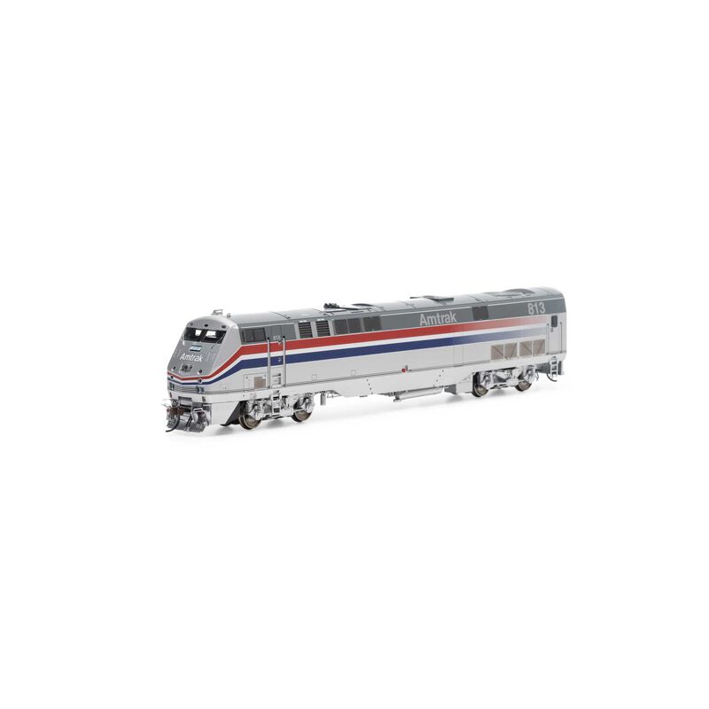 Athearn HO P40DC Locomotive with DCC & Sound, Amtrak, Phase III #813 ...