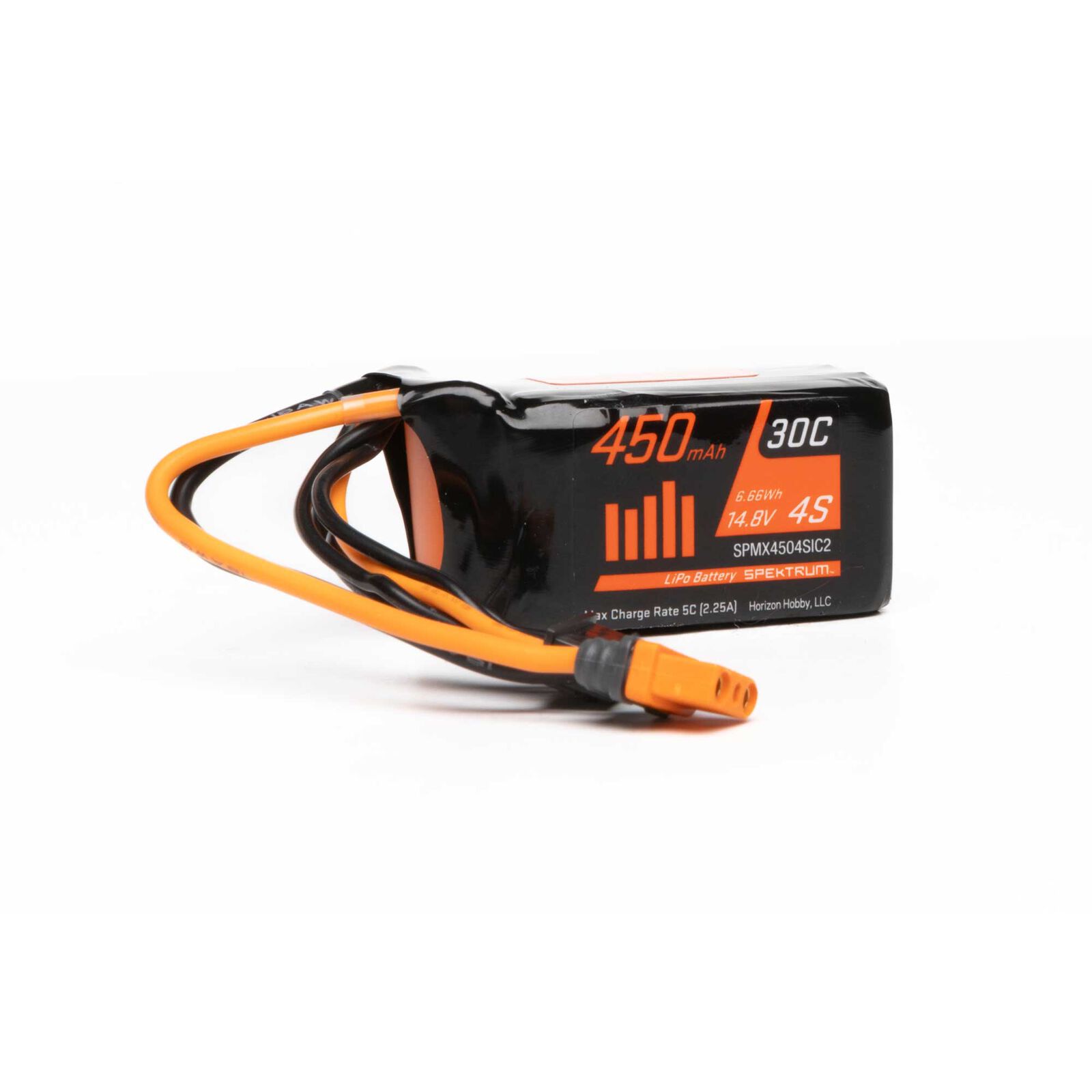 Spektrum 14.8V 450mAh 4S 30C LiPo Battery: IC2 | Horizon Hobby