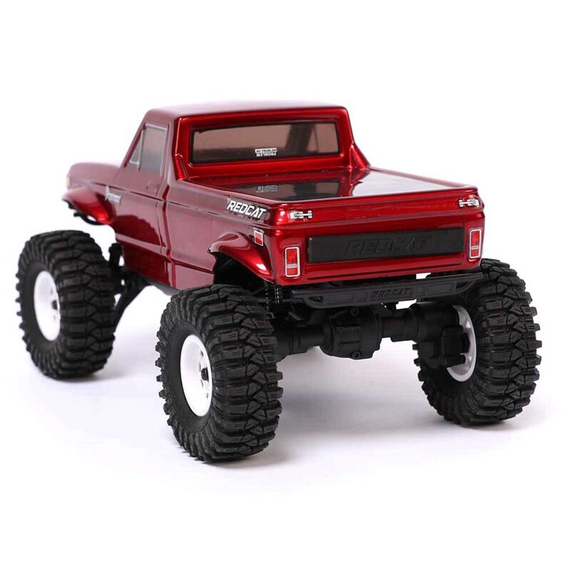 Redcat Racing 1/18 Ascent-18 4x4 Brushed Electric Rock Crawler RTR, Red ...