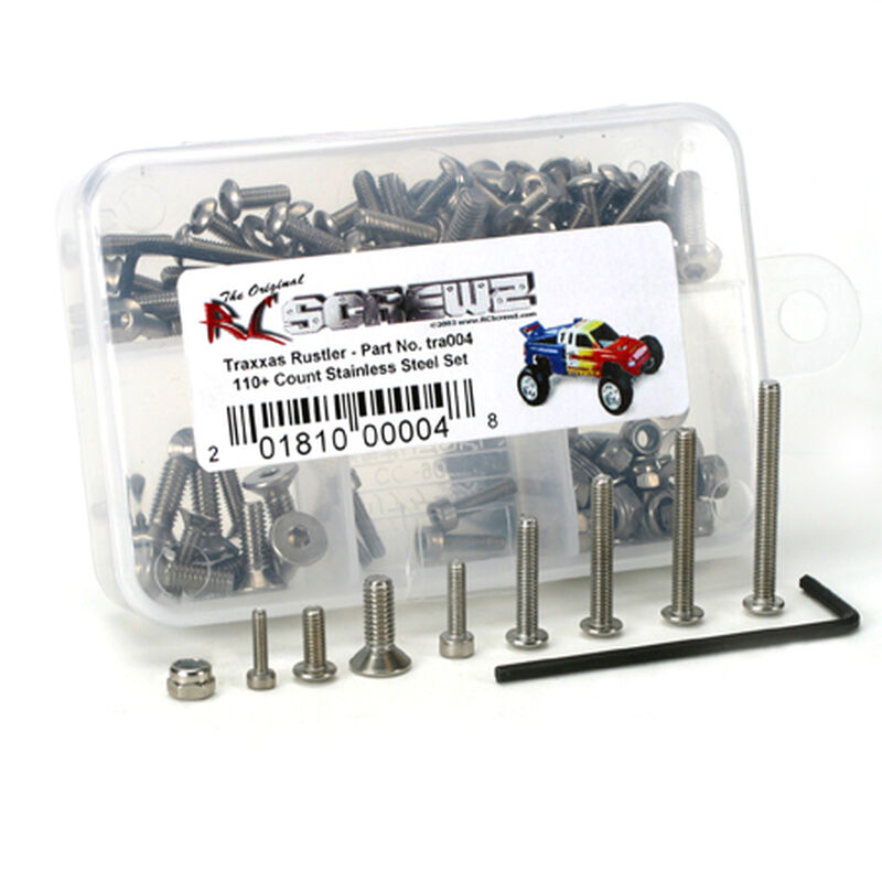 RC Screwz Traxxas Rustler Screw Set | Horizon Hobby