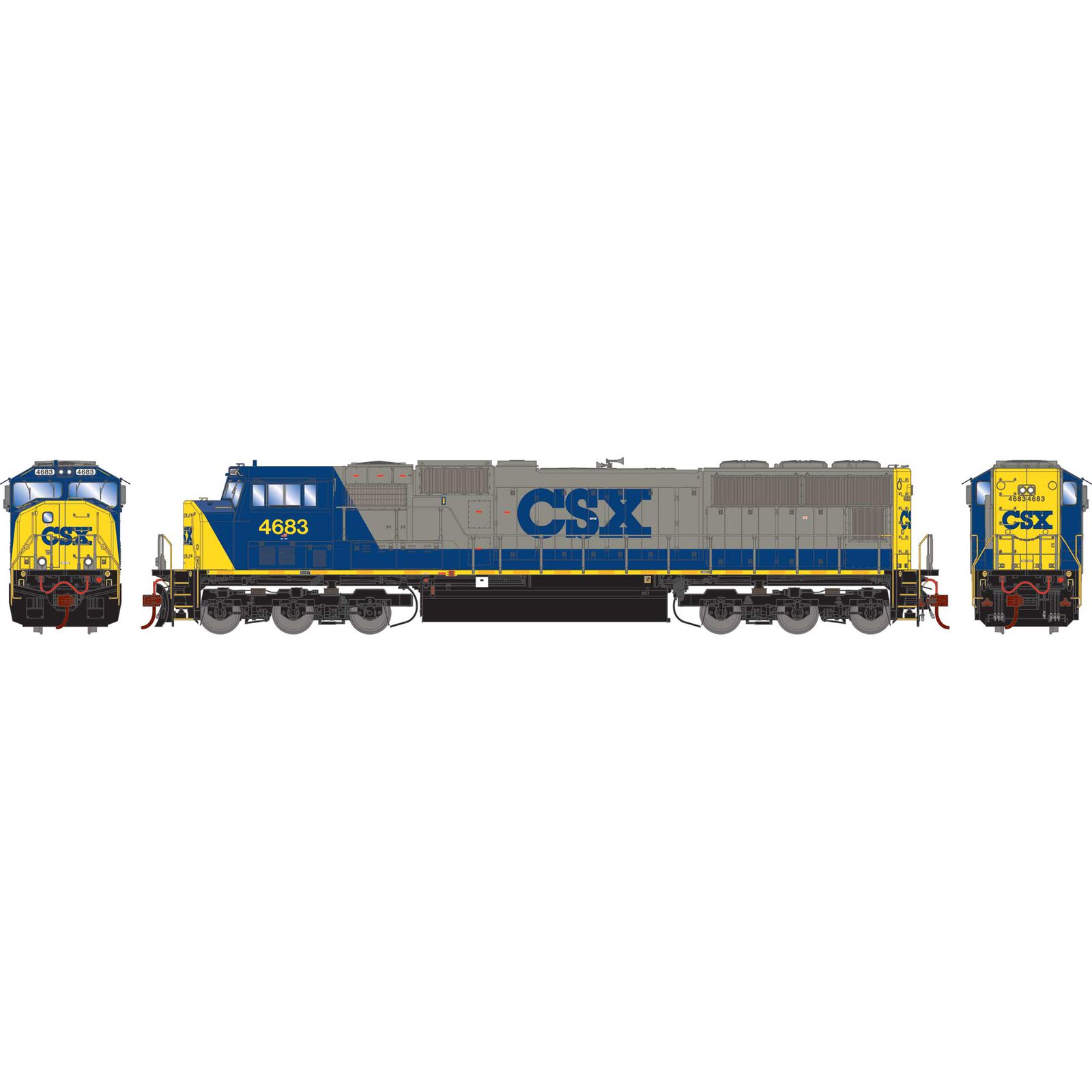 Athearn HO SD70M Locomotive, CSX / YN2 #4683 | Horizon Hobby