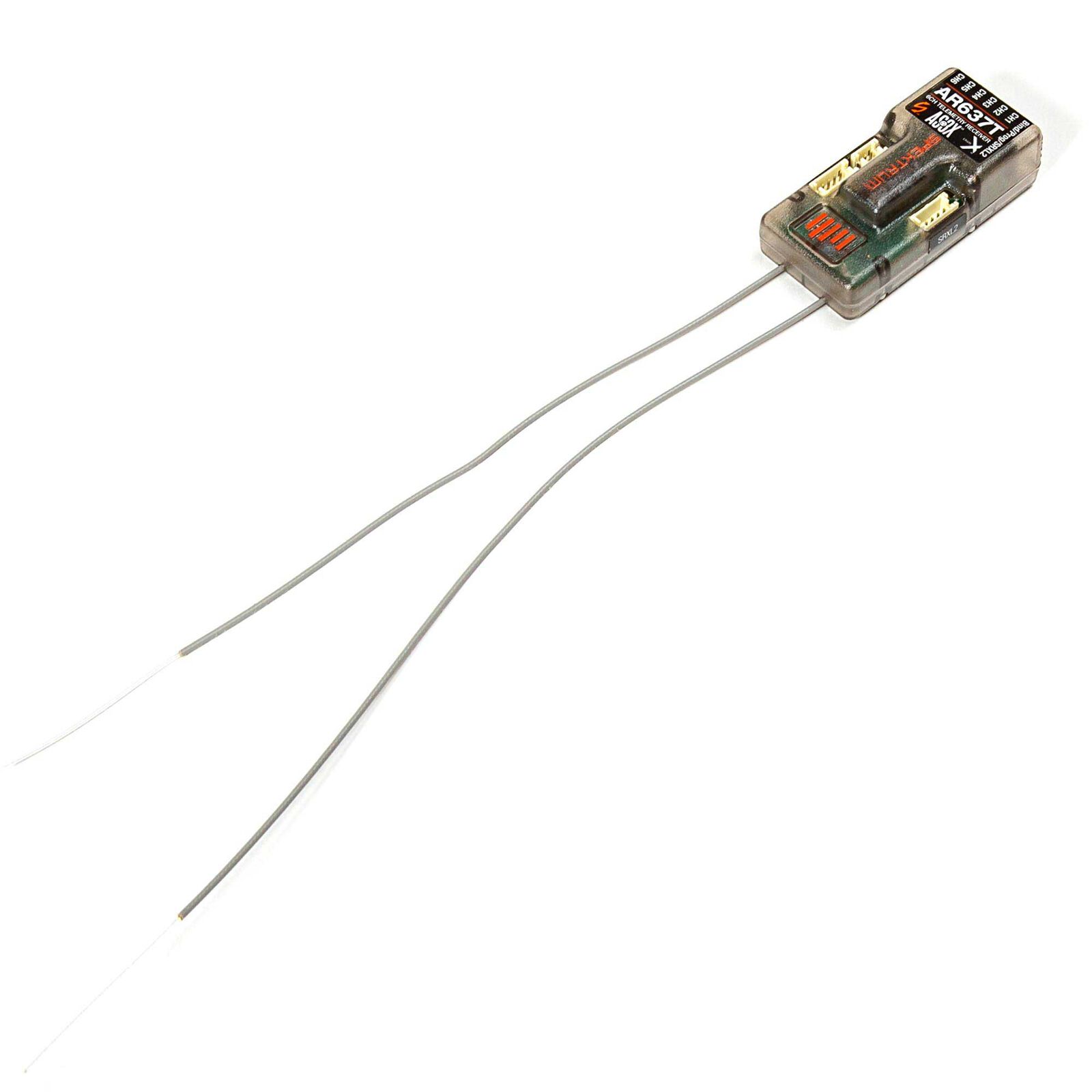 Spektrum AR637T DSMX 6-Channel AS3X & SAFE Telemetry Receiver | Horizon ...