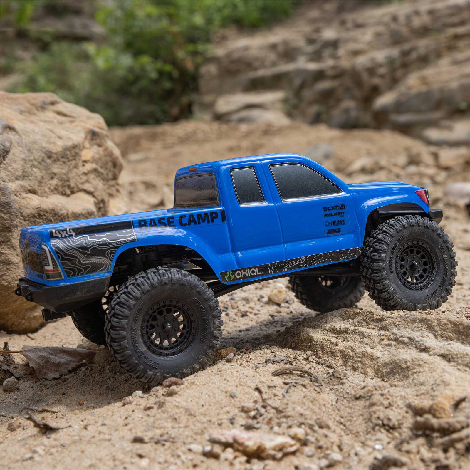 Axial 1/24 SCX24 Base Camp 4X4 RTR Brushed Rock Crawler (Battery ...