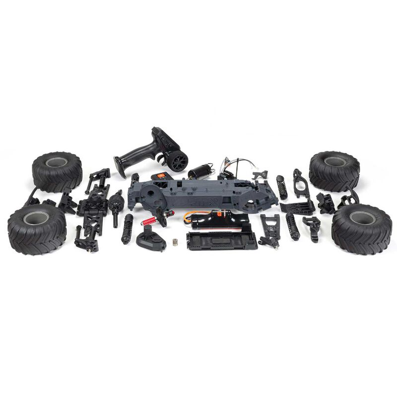 ARRMA 1/10 GORGON 2WD RTA Kit Brushed Monster Truck (Battery & Charger ...