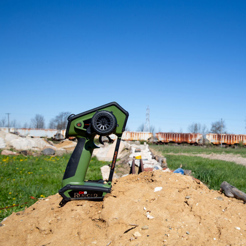 Spektrum DX5 Rugged 5-Channel DSMR Transmitter Only, Green | Horizon Hobby