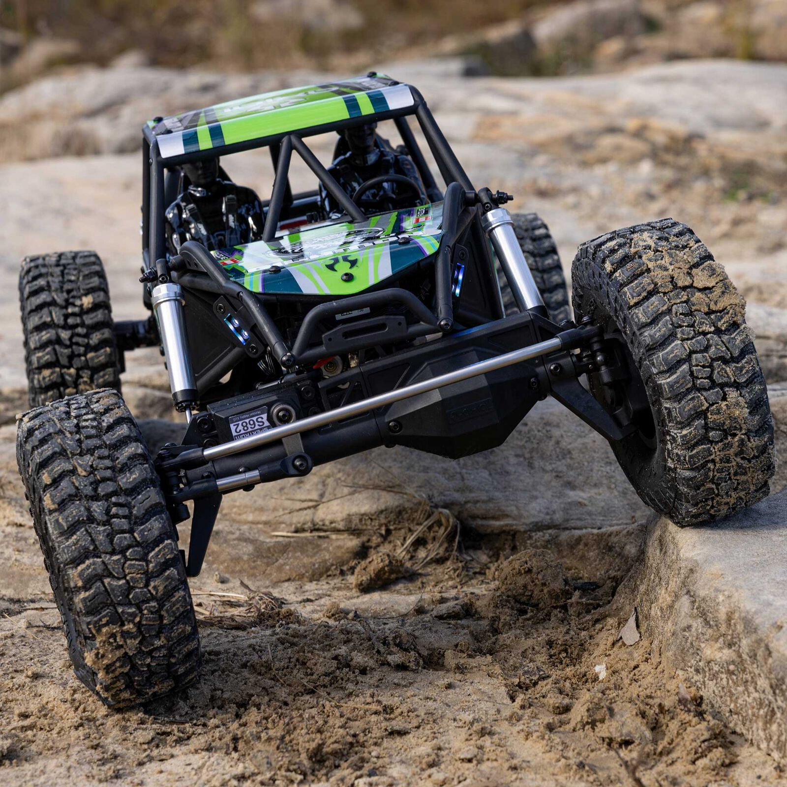 Axial 1/8 AXP8 Gilamon 2.2 4X4 RTR Brushed Trail Buggy, Green | Horizon ...