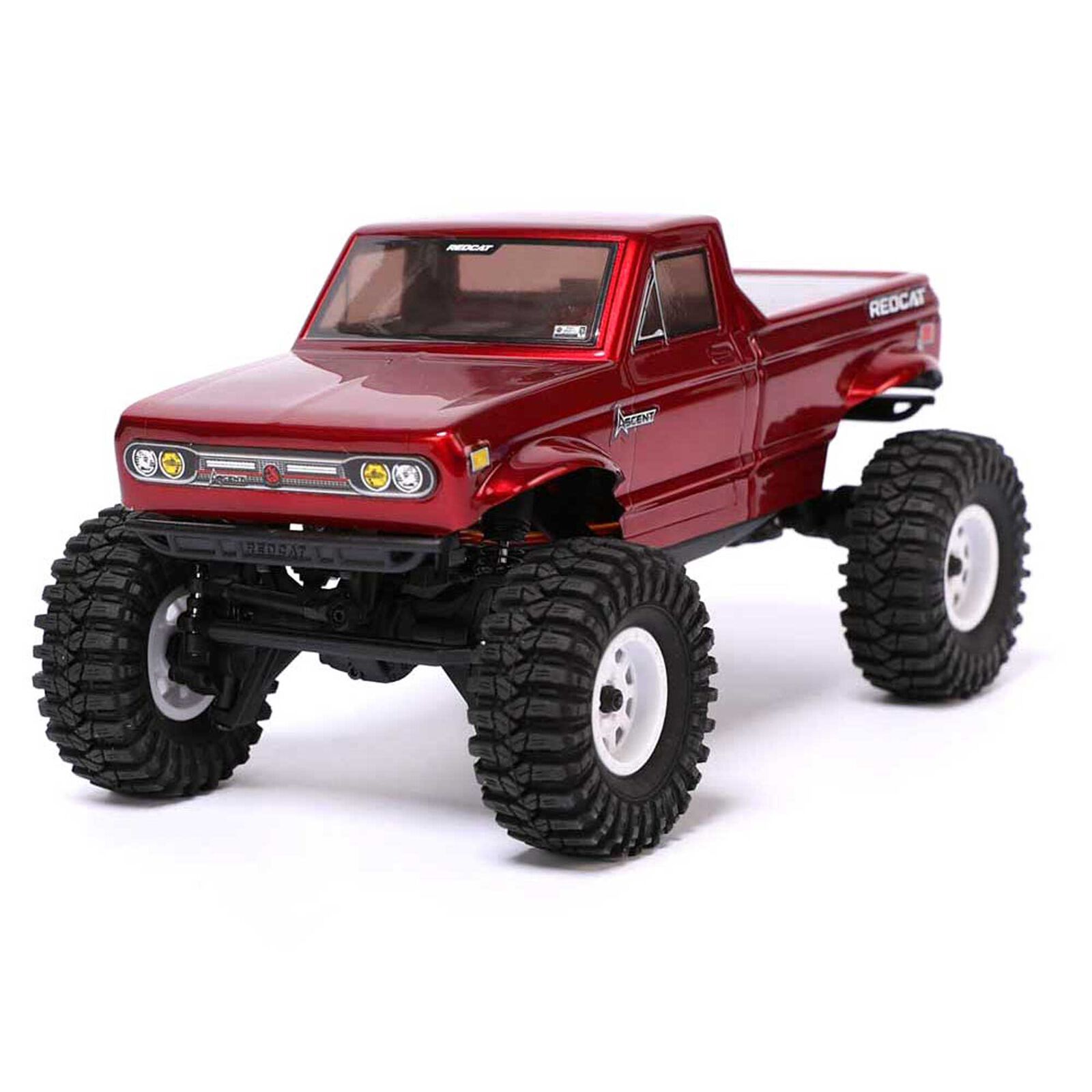 Redcat Racing 1/18 Ascent-18 4x4 Brushed Electric Rock Crawler RTR, Red ...