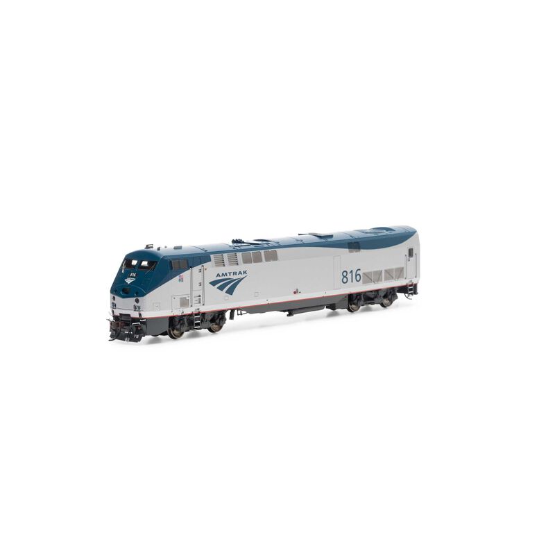 Athearn HO P40DC Locomotive with DCC & Sound, Amtrak, Phase V #816 ...