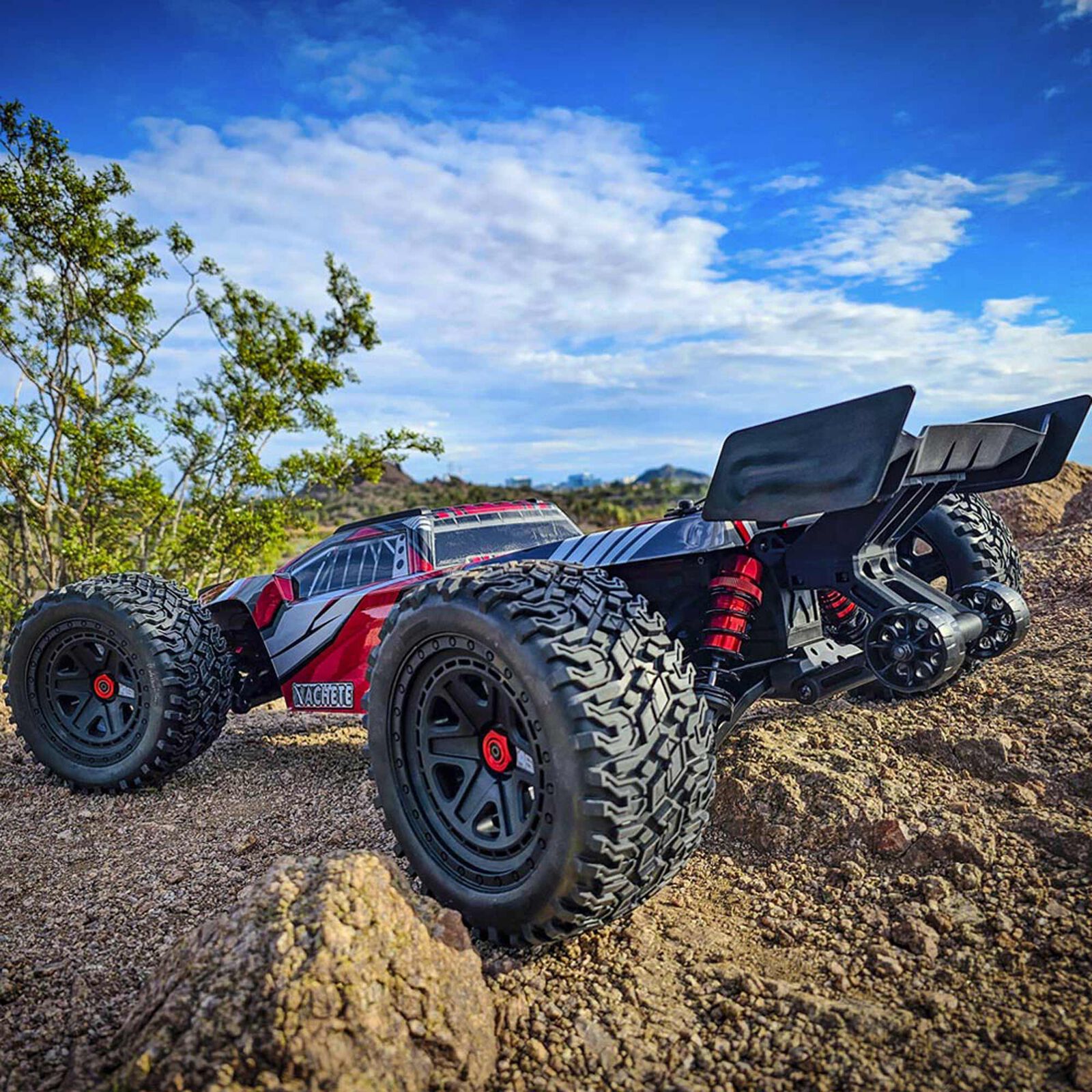 Redcat Racing 1/6 Machete 4S Brushless Electric Monster Truck, Red ...